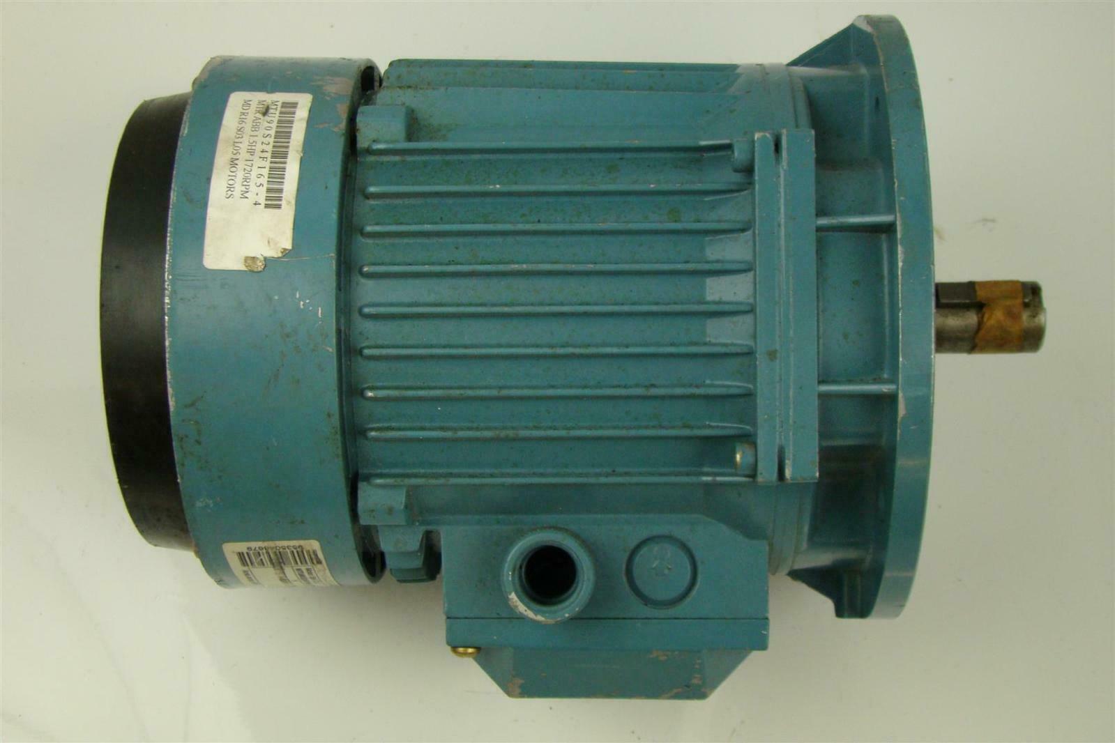 Abb Electric Motor , 460 V, 60Hz, 1720 Rpm, 1.5Hp, 3P | Joseph Fazzio ...