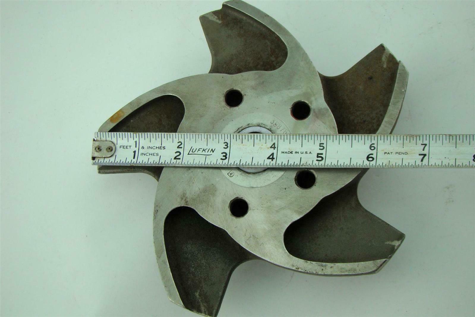 7" Impeller 316Ss With .563 " Shaft Sleeve | Joseph Fazzio, Incorporated