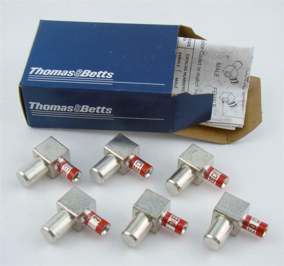 Thomas&Betts Color-Keyed Uninsulated Male disconnect size 2 MD8M-2 ...