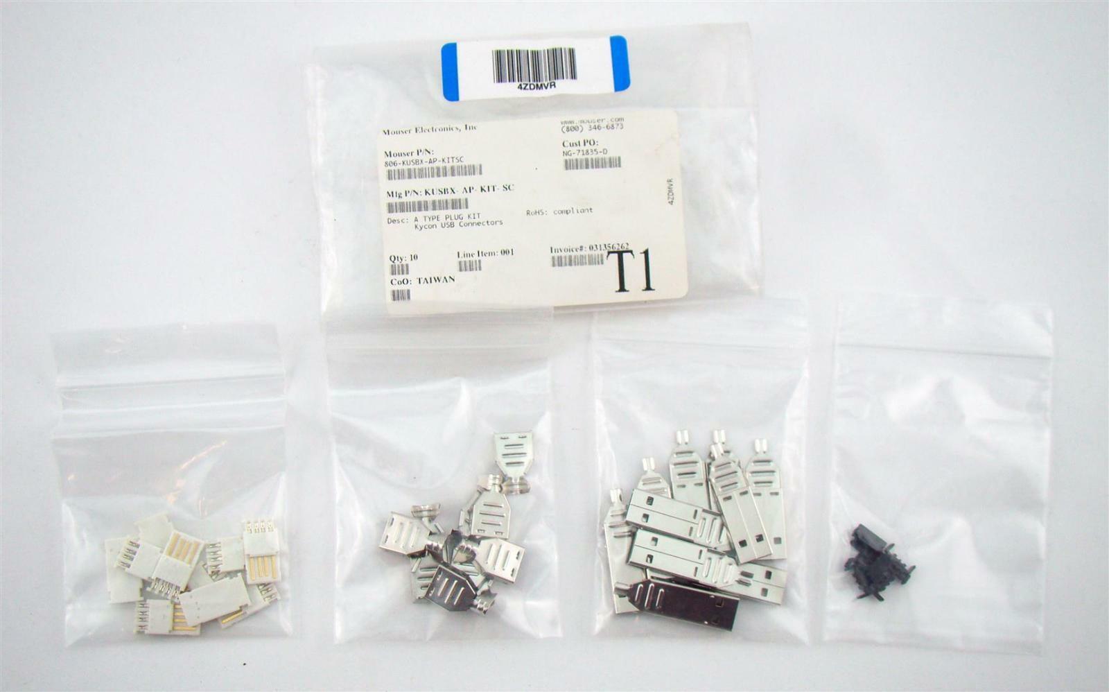Mouser Electronics Kycon USB Connectors 806-KUSBX-AP-KITSC | Joseph ...