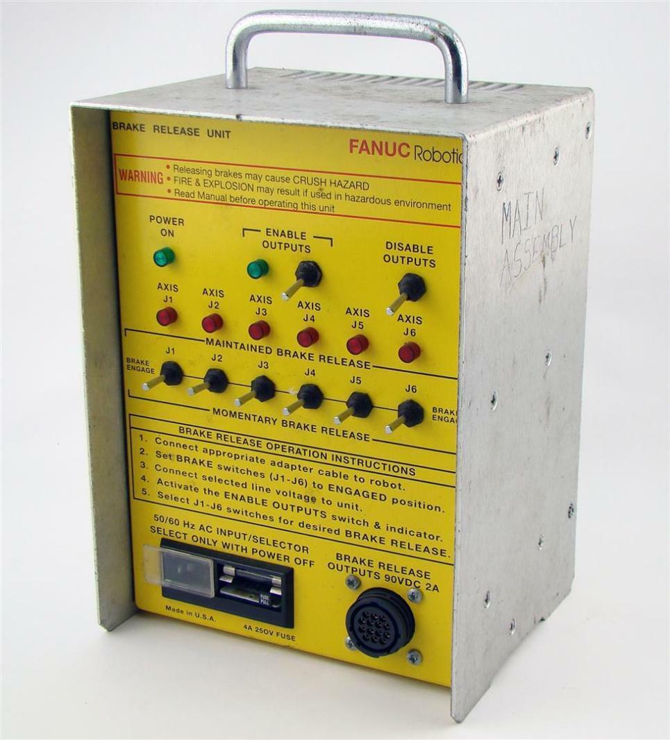 Fanuc Robotics brake release unit 90VDC 2A 972970008 EE-3285-401 | eBay