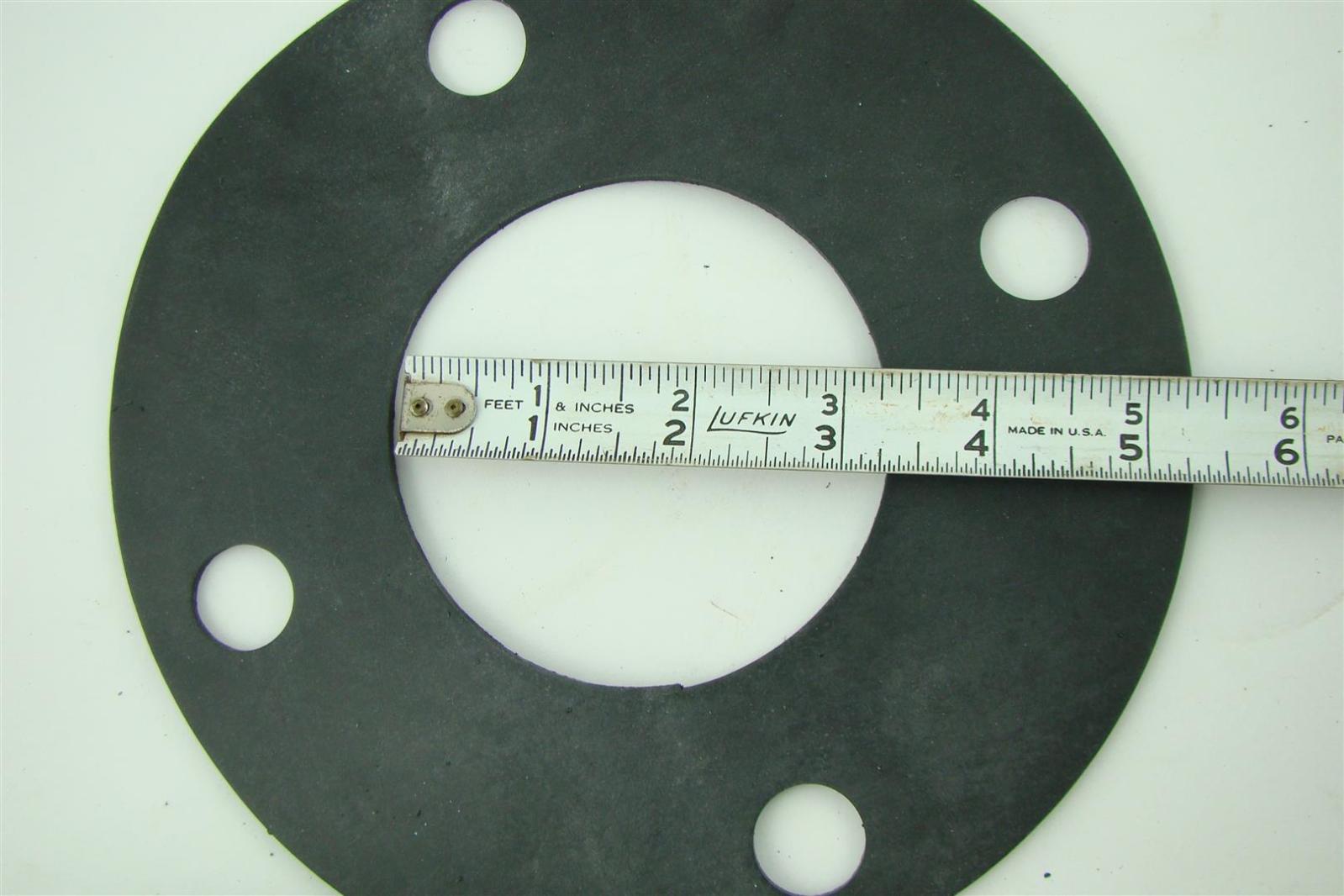 (8) Pipe Flange Gasket 3" dia. ANSI 150# RF 1/8" Thick
