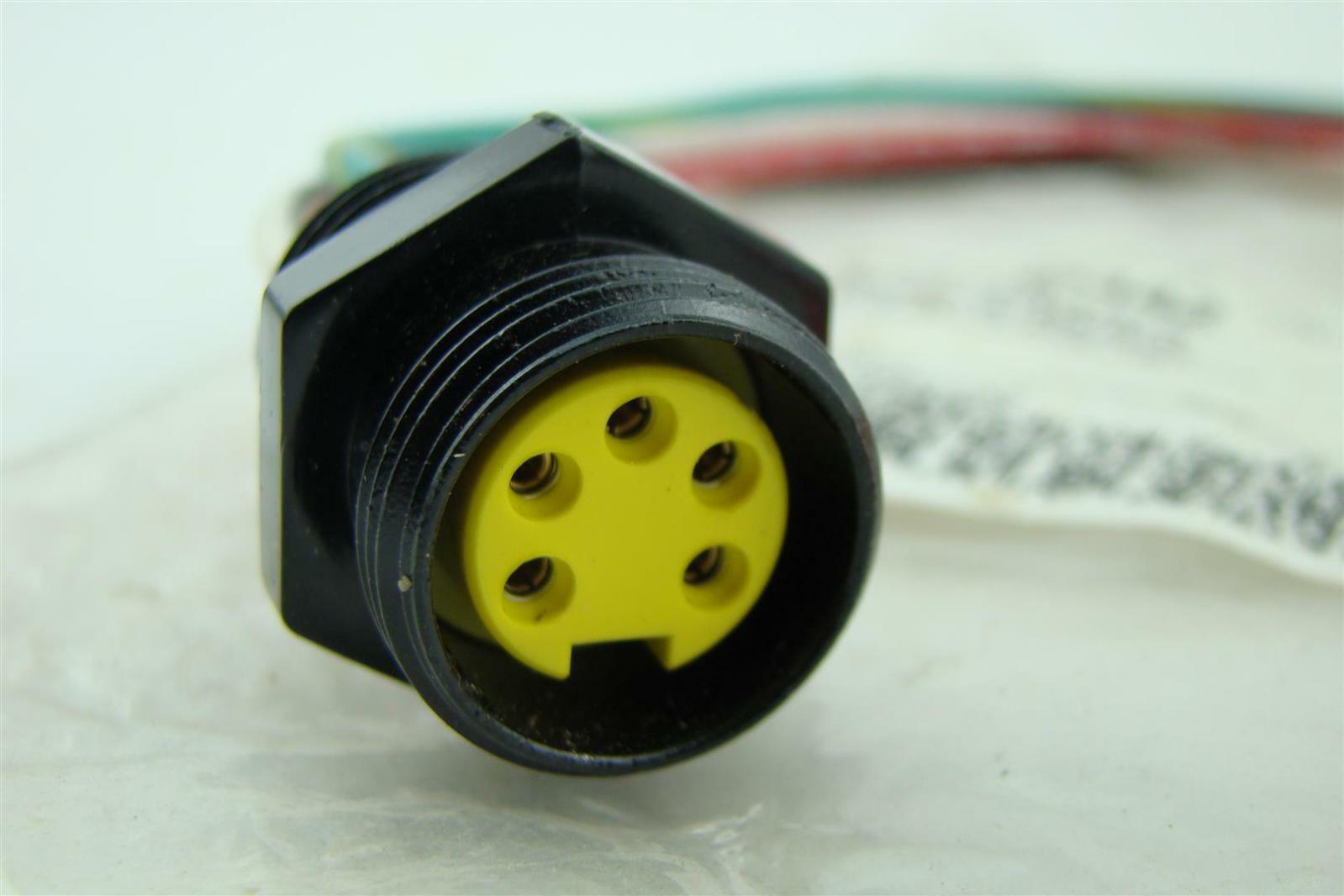 BradConnectivity 5P Female Straight 12" #16 AWG PVC Leads 1R5004A20A120 ...