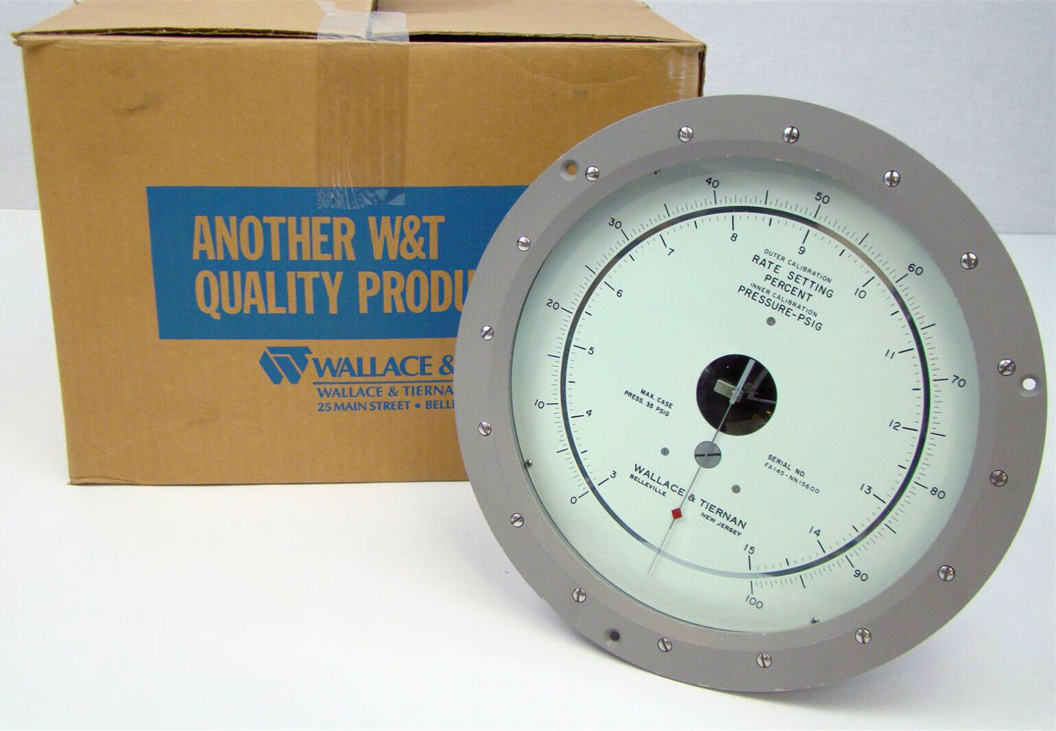 Wallace & Tiernan Pressure Gauge 35 PSIG FA145-NNI5600 | Joseph Fazzio, Incorporated