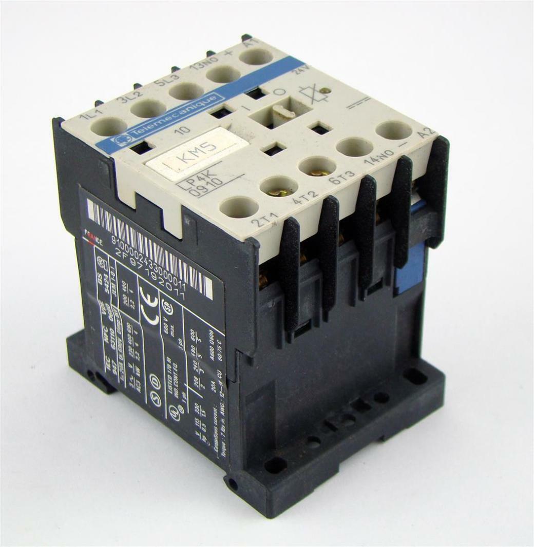 Telemecanique contactor 20A 12-18CV 115/230V 1ph LP4K-0910 | Joseph ...