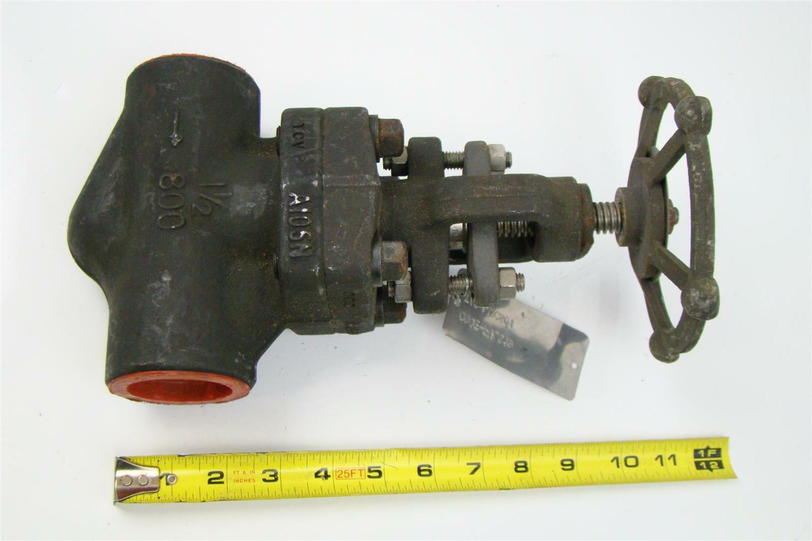 Newco 1-1/2" Class 800 Cast Iron Gate Valve 51 28S-FS2-NC | Joseph ...
