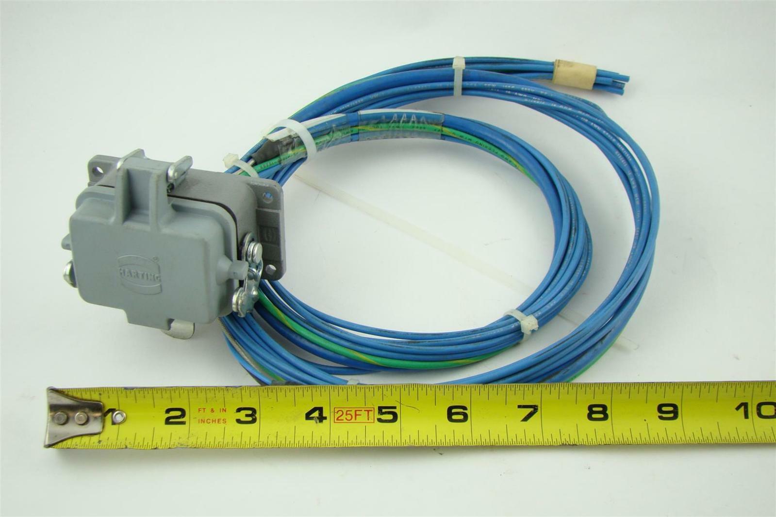 Harting Industrial 10 Pin Connector PC-GF-20 with Cable ...