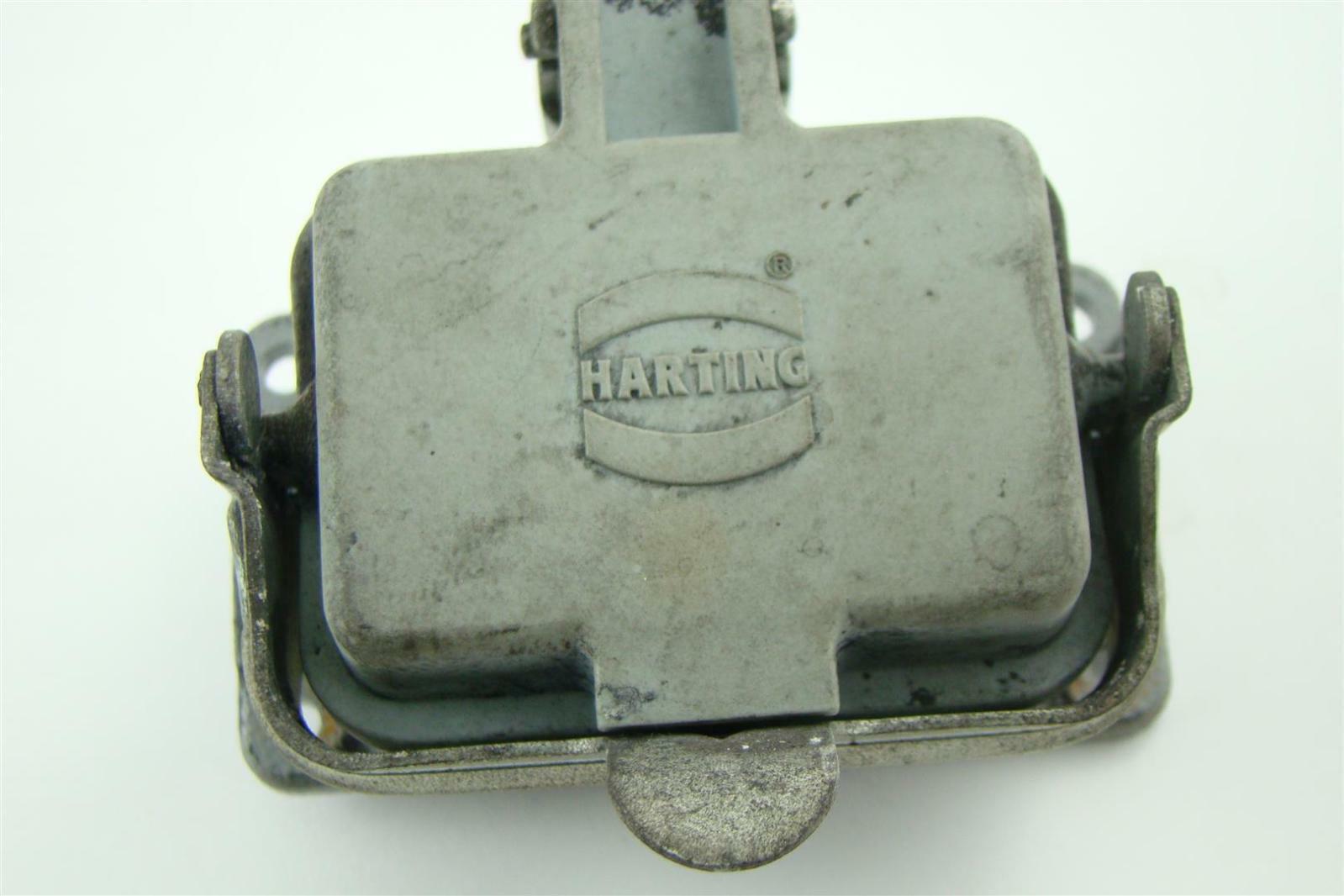 Harting 16A 500V Female Connector Plug Aluminum Hood Housing Side Entry ...