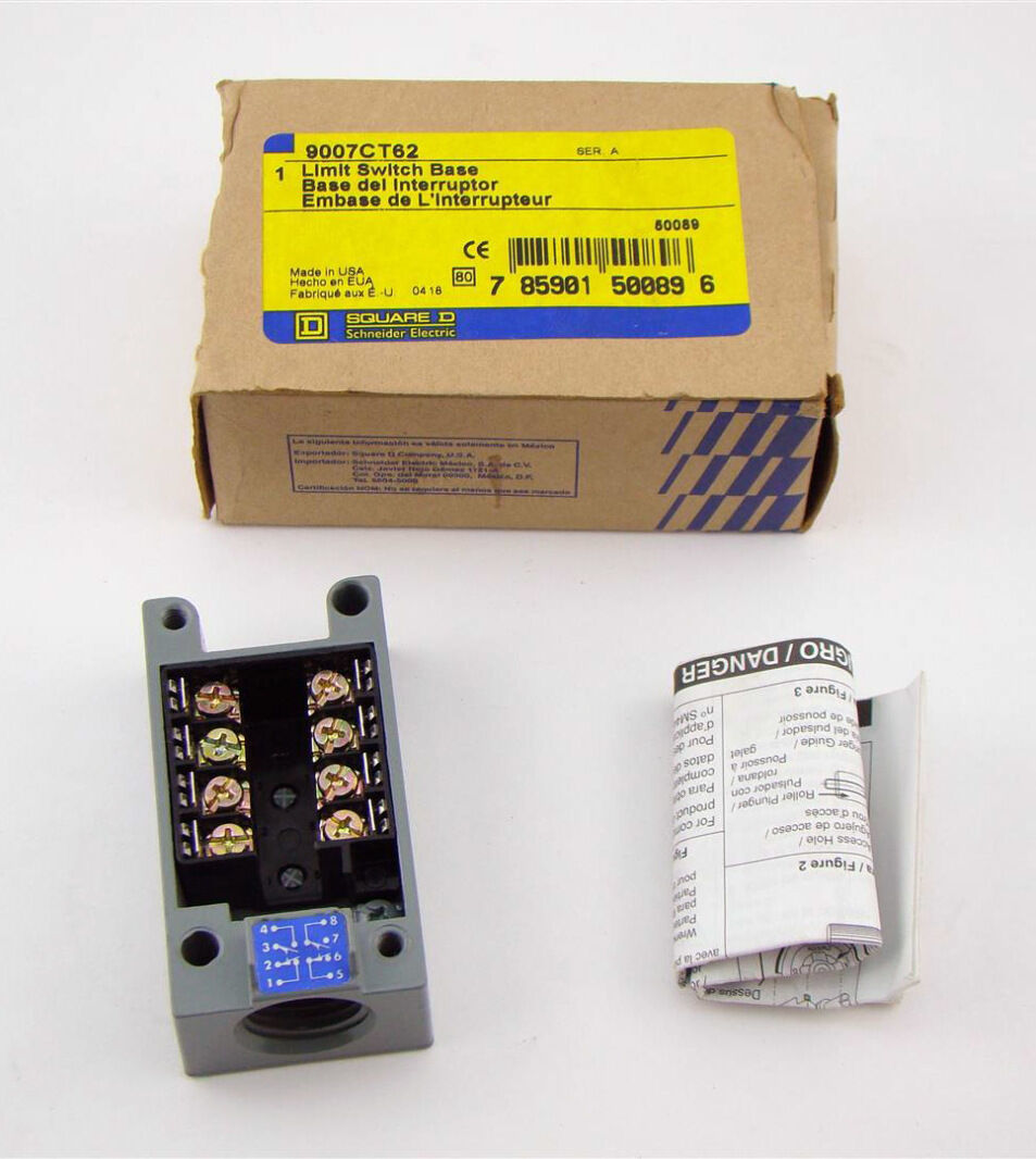 Square D Limit Switch Base 600V 15A 9007CT62 | Joseph Fazzio, Incorporated