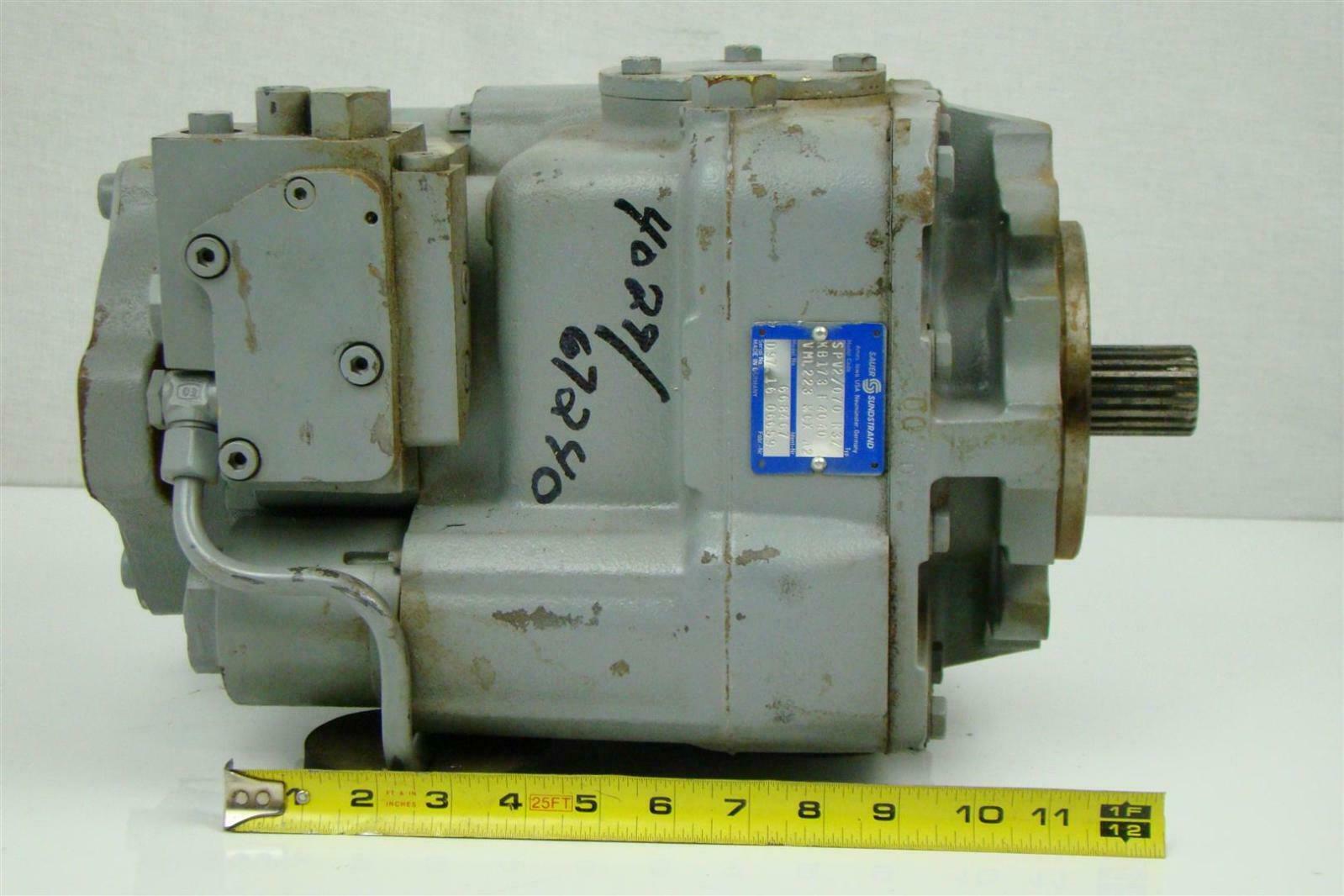 Sauer Sundstrand 36 Axial Hyd. Motor, 3 1/8"L x 1.73"D Shaft ...