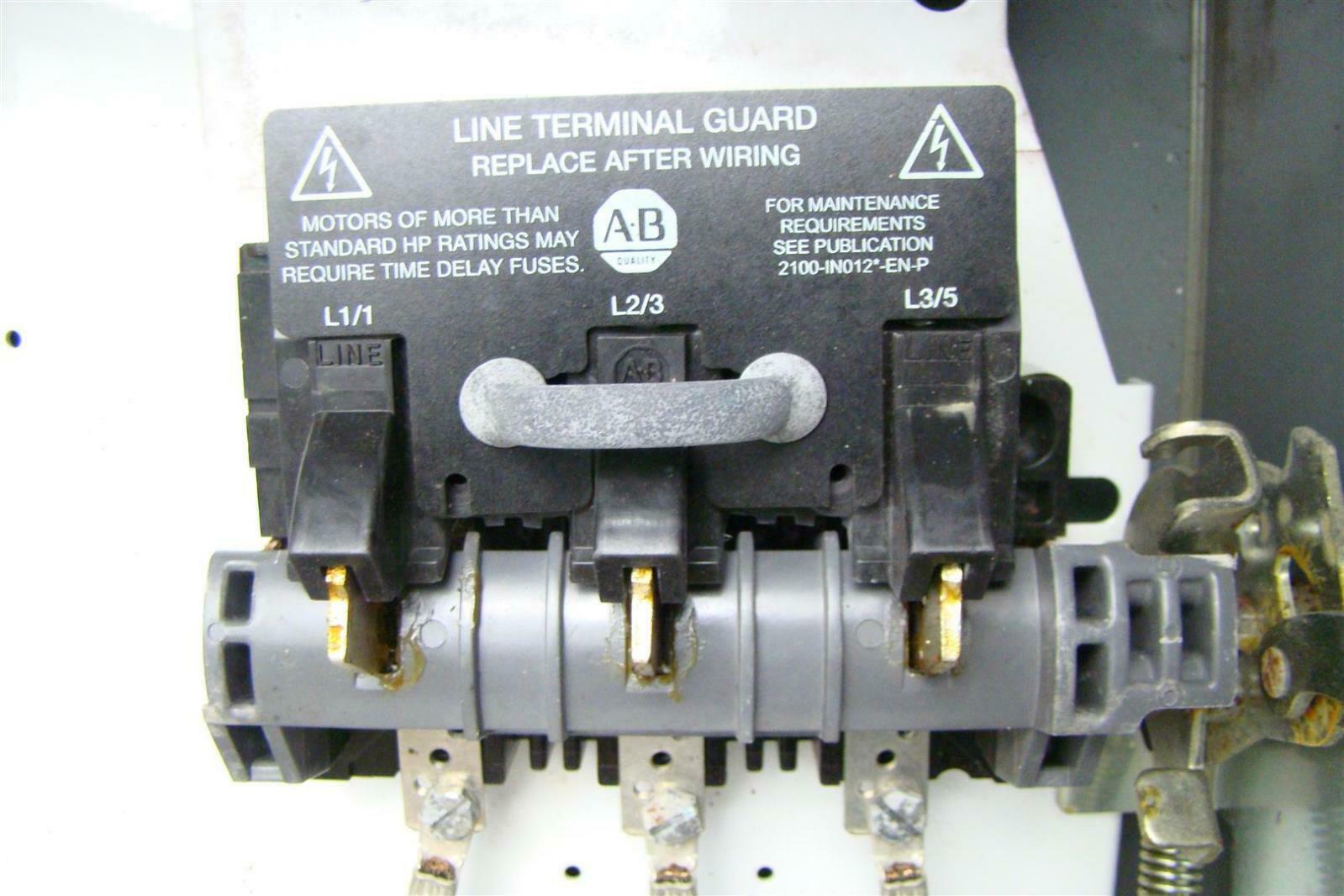 Allen-Bradley Multi-Speed Combination Starter 480/120V 3PH 522F-NX10 ...