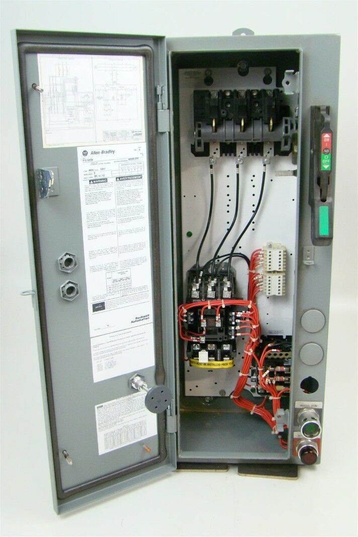 Allen Bradley Combination Starter 480V 120V 3PH 3R/4/12 512-NX64 ...