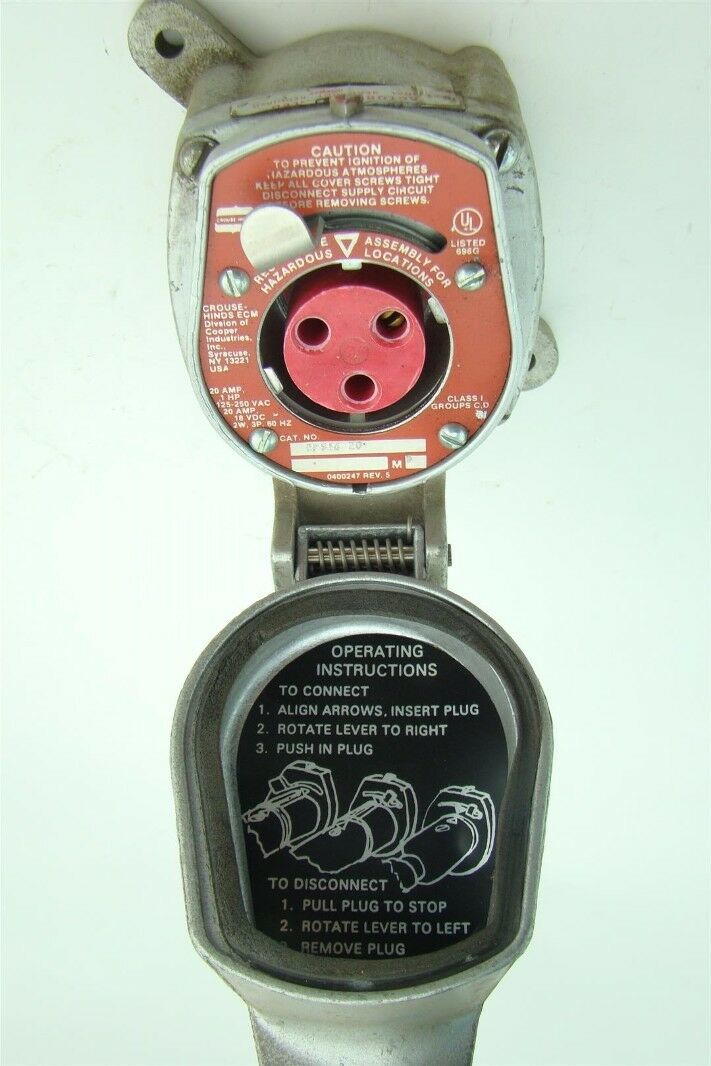 Arktite ENR Explosionproof Receptacle 250VAC 20 AMP 0400247 | Joseph ...