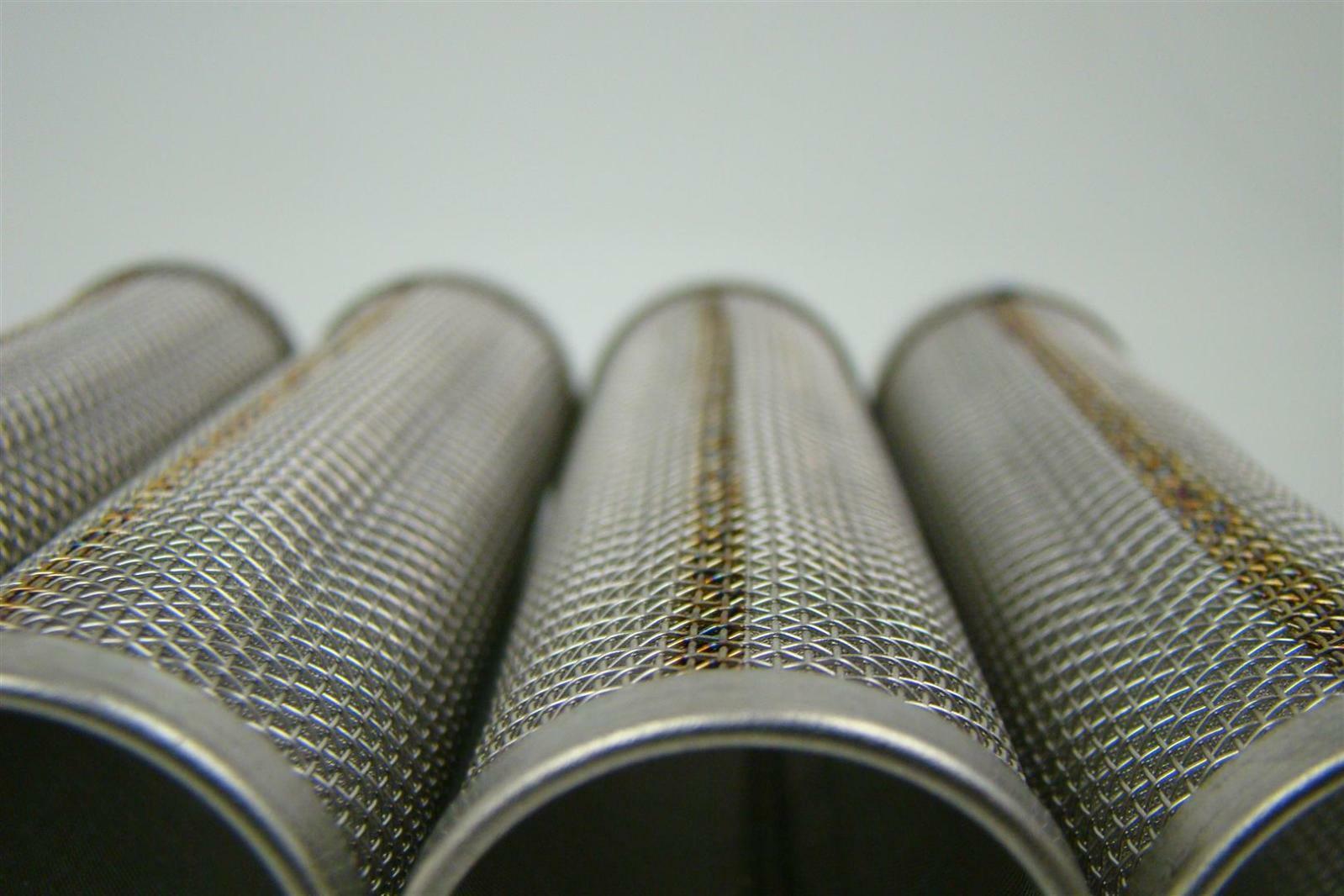 (4pcs) Stainless Steel Cylinder Filters 1 1/2" Diam 203MC3 | Joseph ...