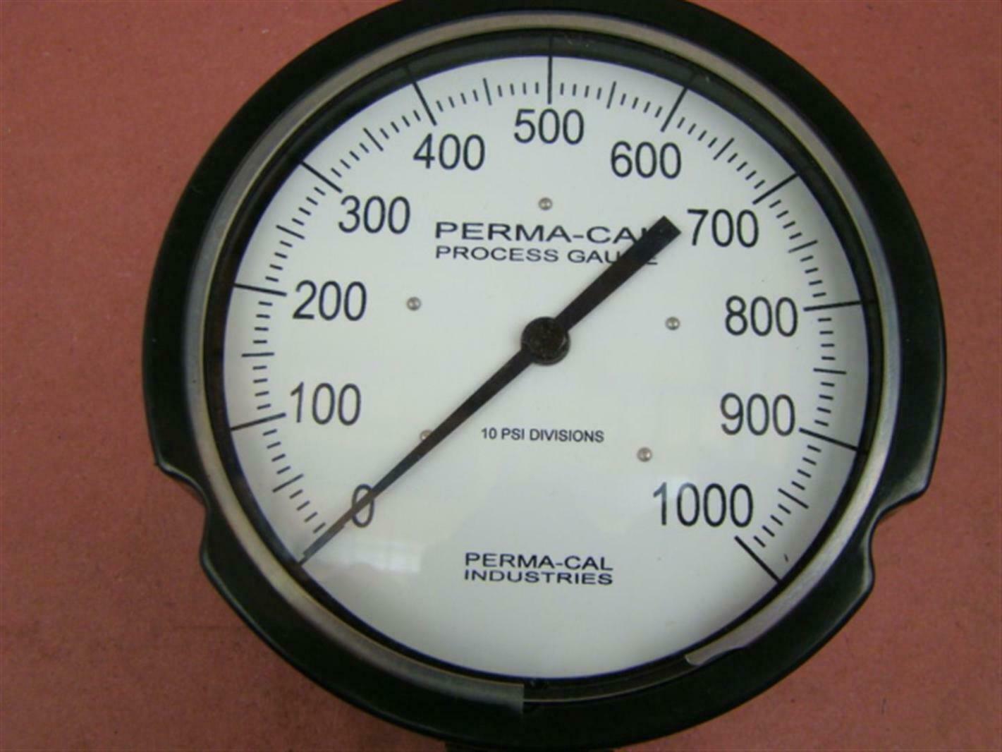 Perma-Cal Pressure Gauge 1/4 NPT, 0-1000 PSI 100106 | Joseph Fazzio ...