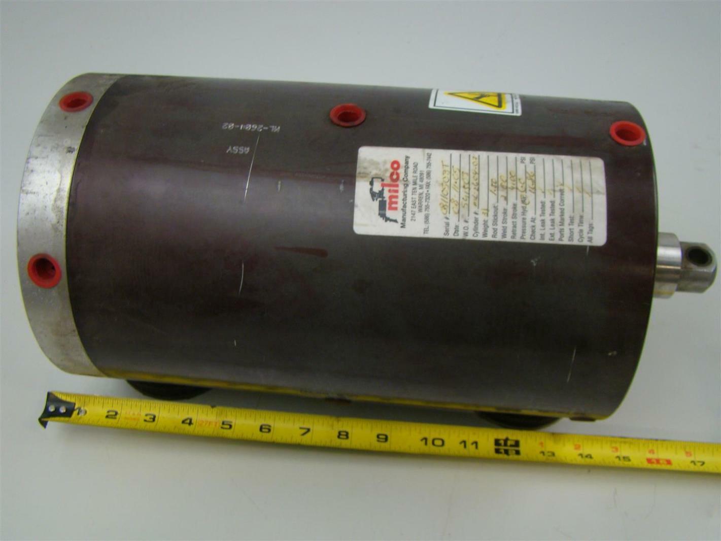 Milco Pneumatic Cylinder ML-2604-02 | Joseph Fazzio, Incorporated