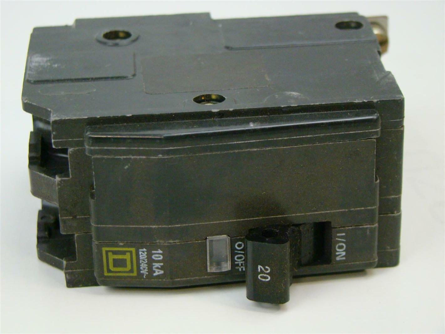 Square D QOB 20A 2-Pole Circuit Breaker P-2 453 | Joseph Fazzio ...