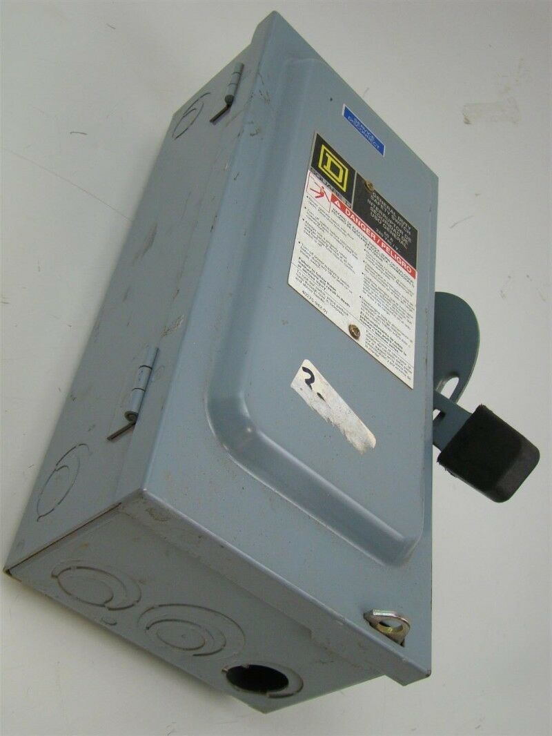 Square D 60A Safety Switch 240V Fused D322N | Joseph Fazzio, Incorporated