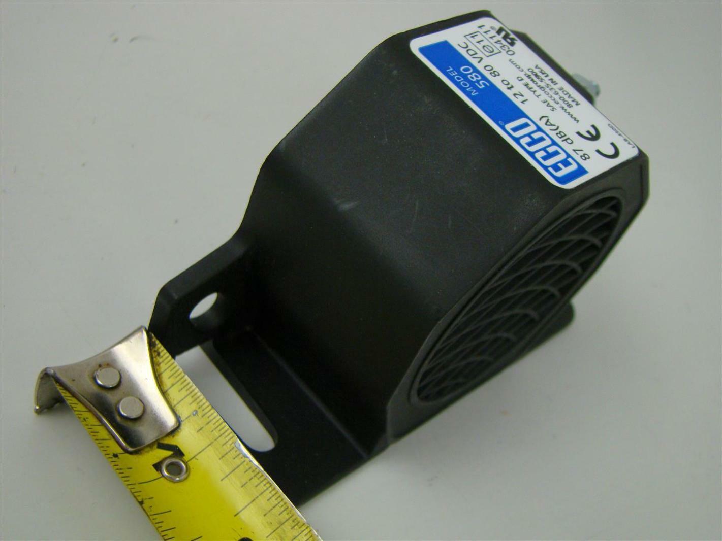 Ecco 12-80 VDC Model 580 Back up Alarm 87db | Joseph Fazzio, Incorporated