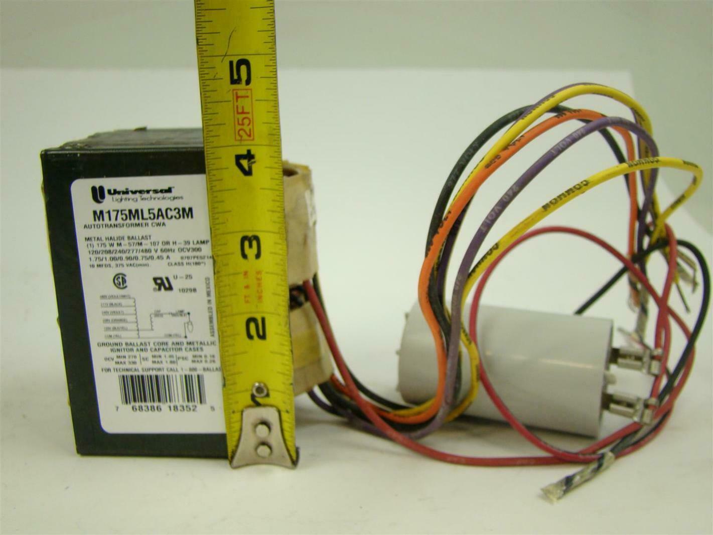 Universal 175W Metal Halide Ballast M175ML5AC3M | Joseph Fazzio ...