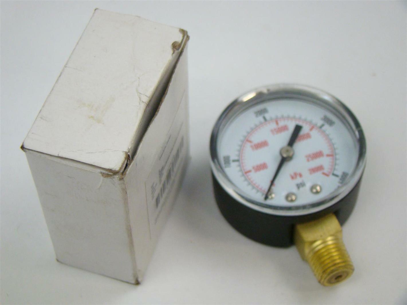 Pressure Gauge 2" 4000PSI 4FLV1A | Joseph Fazzio, Incorporated
