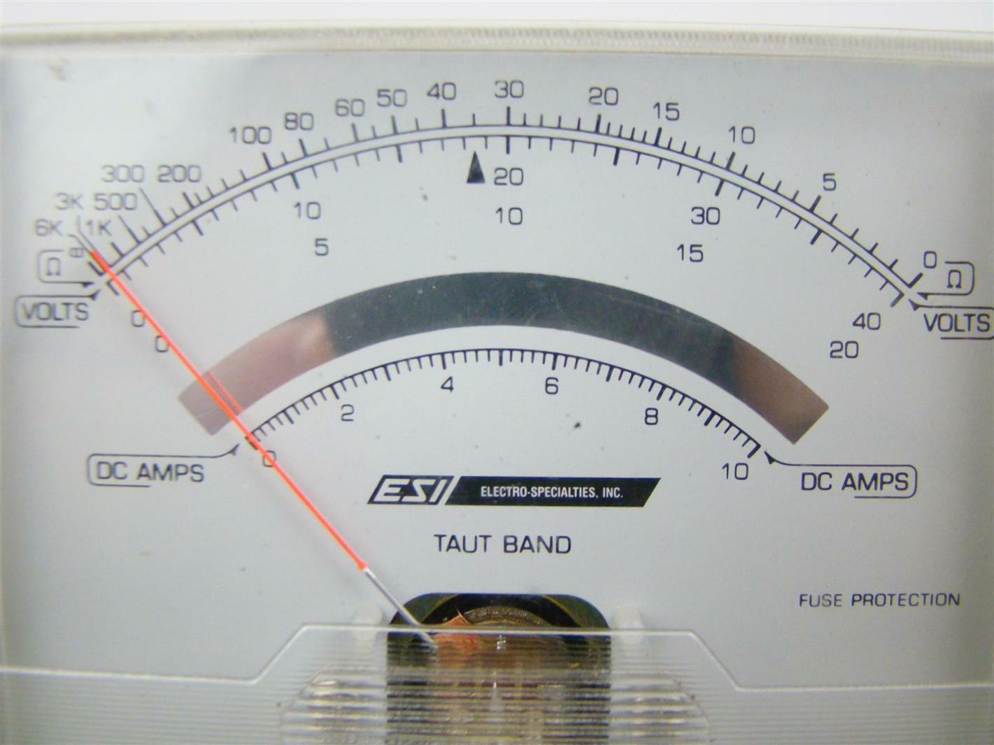 ESI Microammeter DC Amps, Taut Band | Joseph Fazzio, Incorporated
