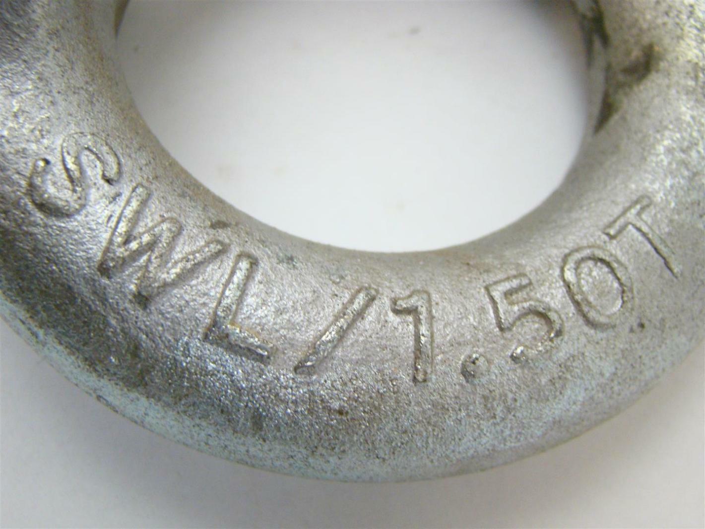 Lifting Rigging Eyebolt, M30 , SWL/1.50T | Joseph Fazzio, Incorporated