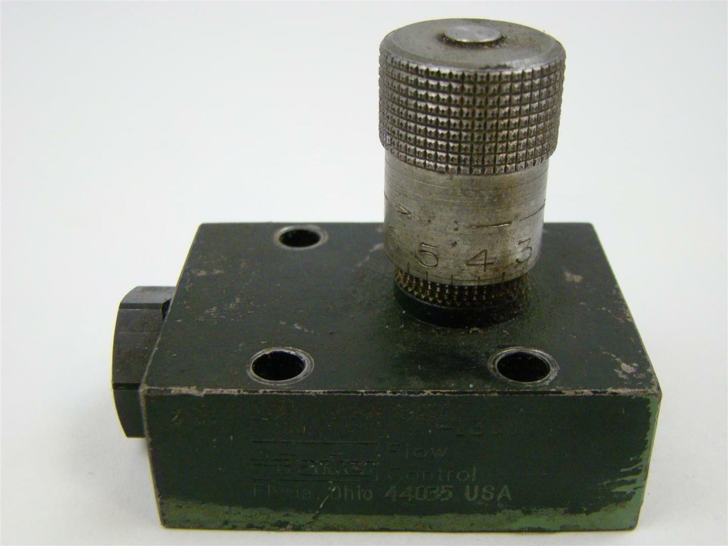 Parker Flow Control, Metered 3000PSI Max, Flow 8GPM | Joseph Fazzio ...