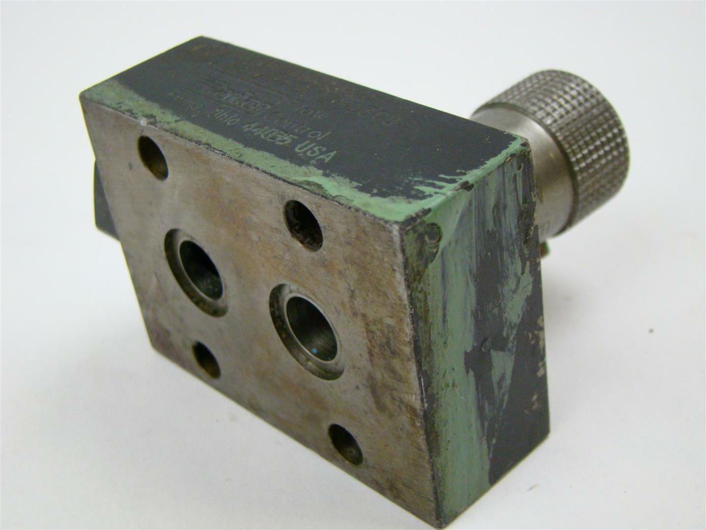 Parker Flow Control, Metered 3000PSI Max, Flow 8GPM | Joseph Fazzio ...