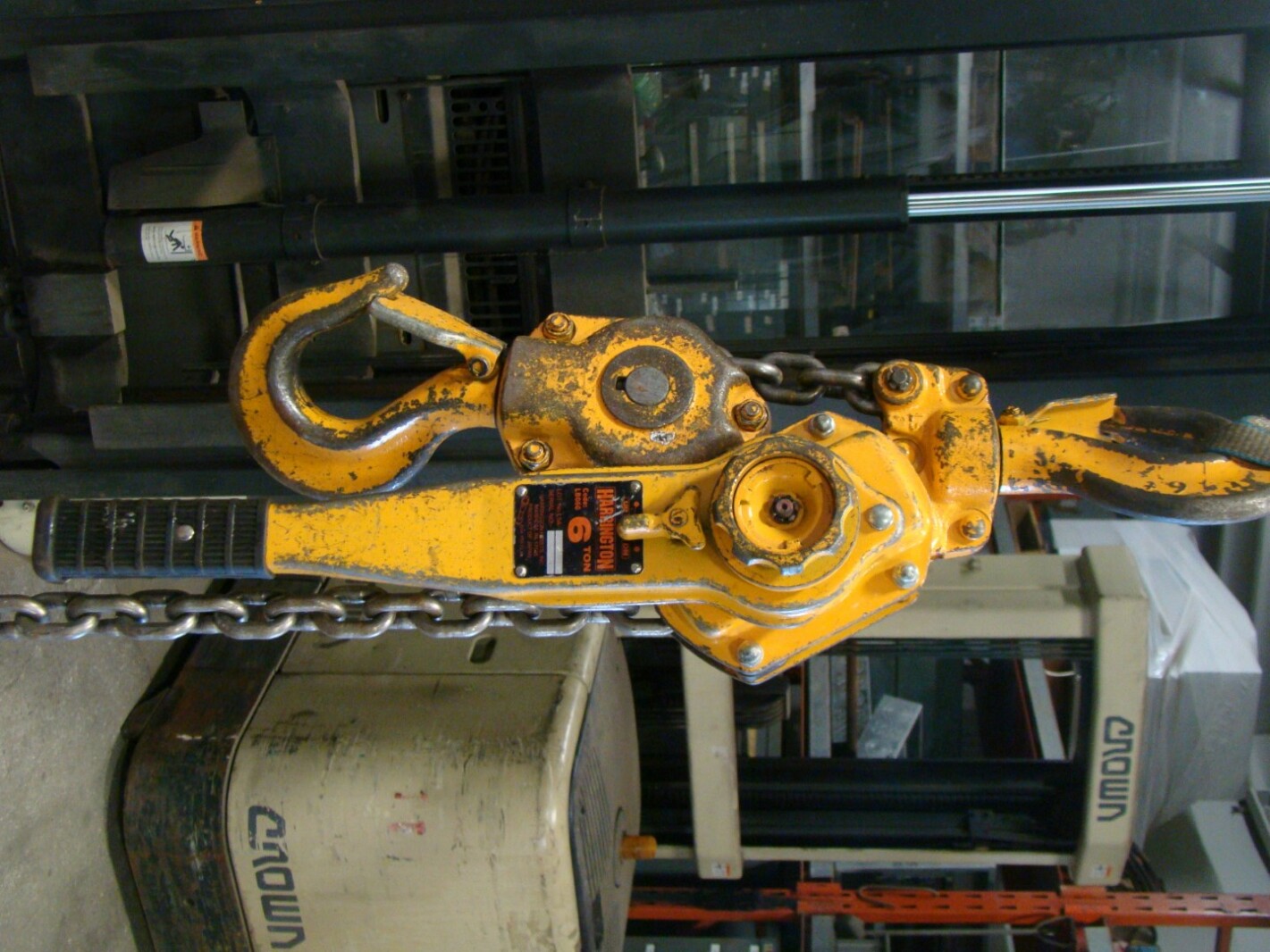 Harrington 6 Ton Chain Come Along Lever Hoist 10 12 000 Joseph Harrington 6 Ton Chain Come Along Lever Hoist 10 12 000 Joseph