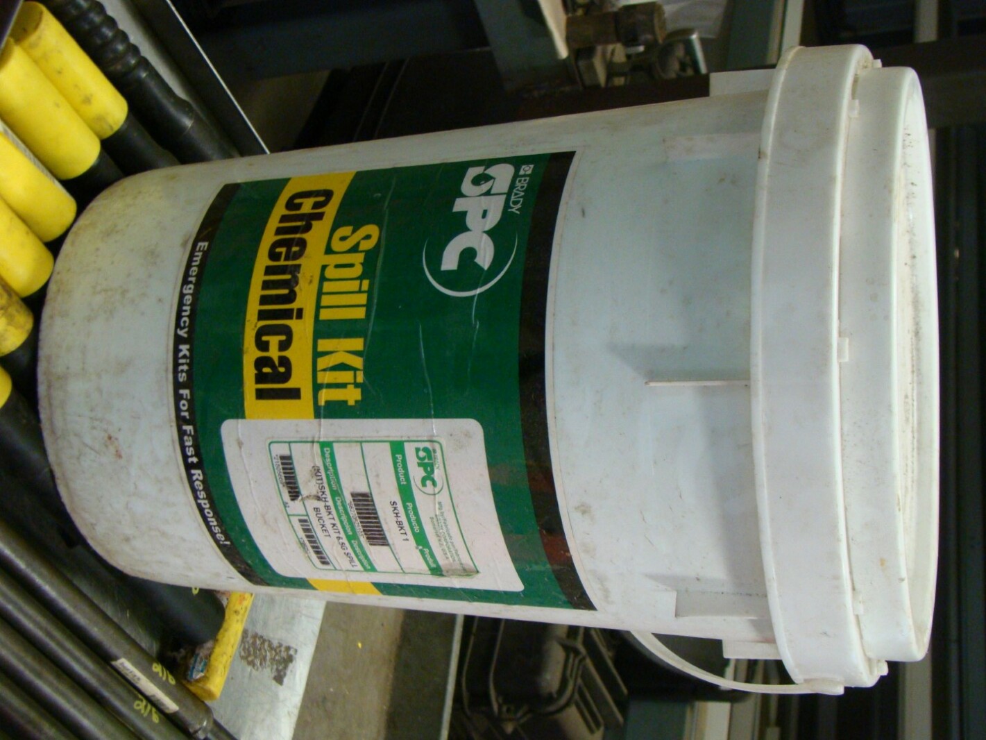 Brady SPC Spill Kit Chemical Bucket , SKH-BKT 1 | Joseph Fazzio ...