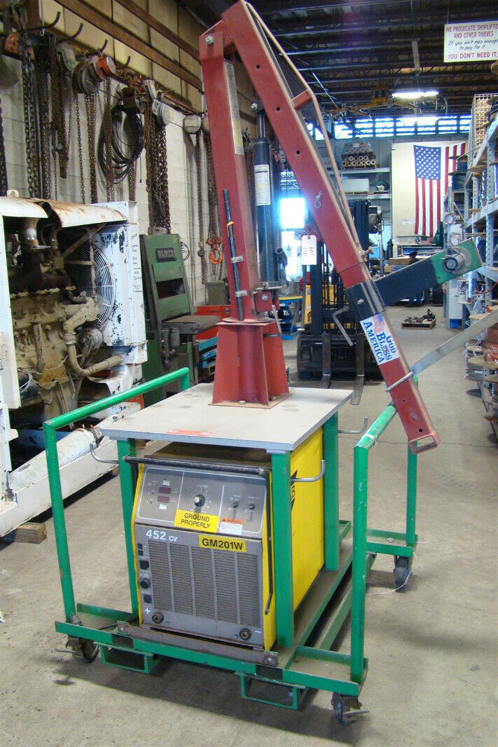 ESAB 452cv Water Cooled Welder with Feeder Boom, cart, Coolmate cooler ...