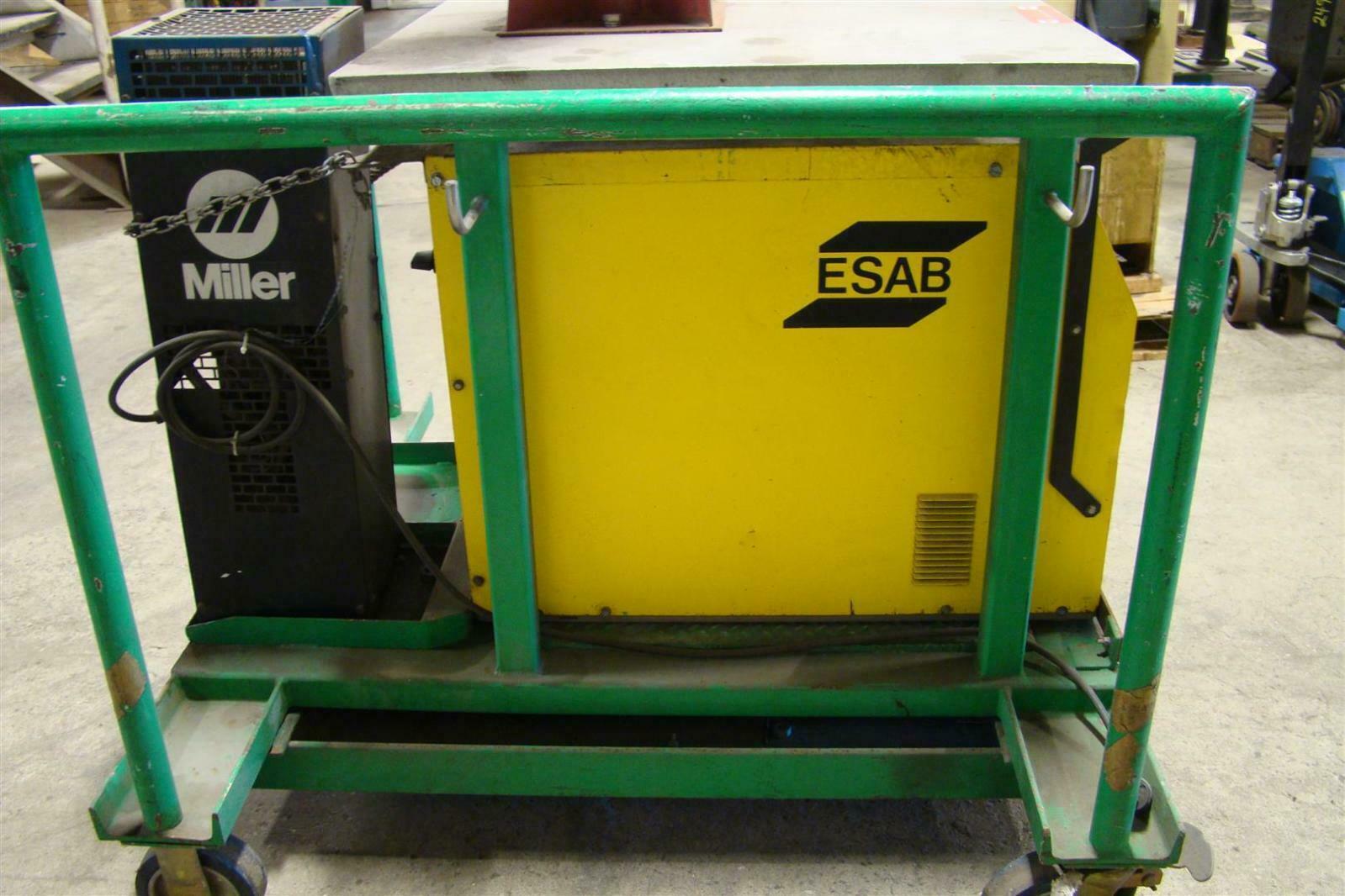 ESAB 452cv Water Cooled Welder with Feeder Boom, cart, Coolmate cooler ...
