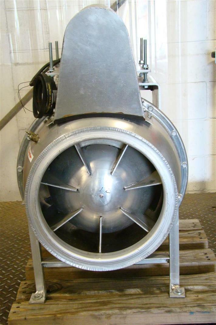 Loren Cook Centri Vane Aluminum Belt Drive 295 CFM Inline Fan 115v ...