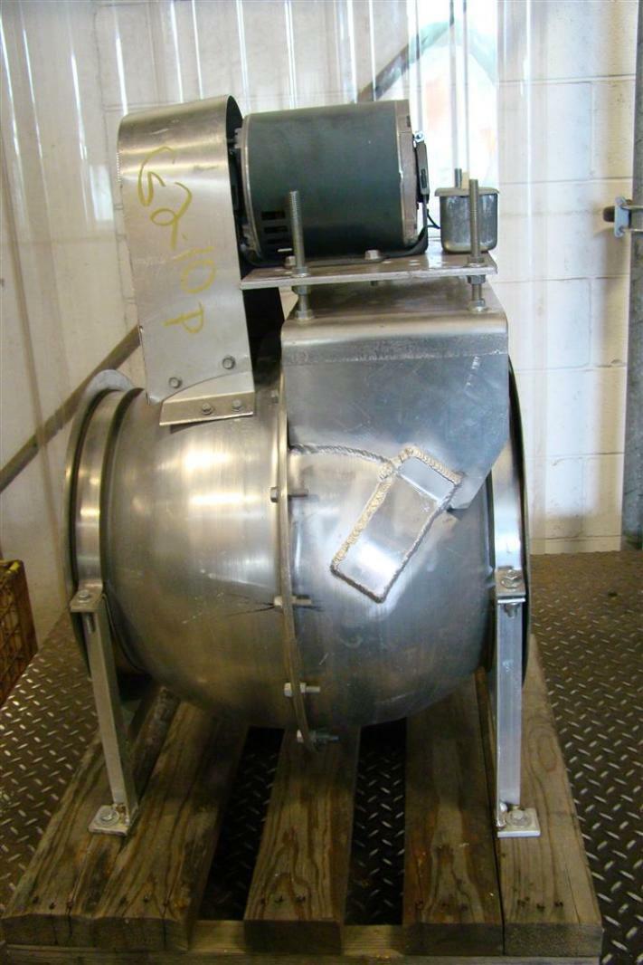 Loren Cook Centri Vane Aluminum Belt Drive 295 CFM Inline Fan 115v ...