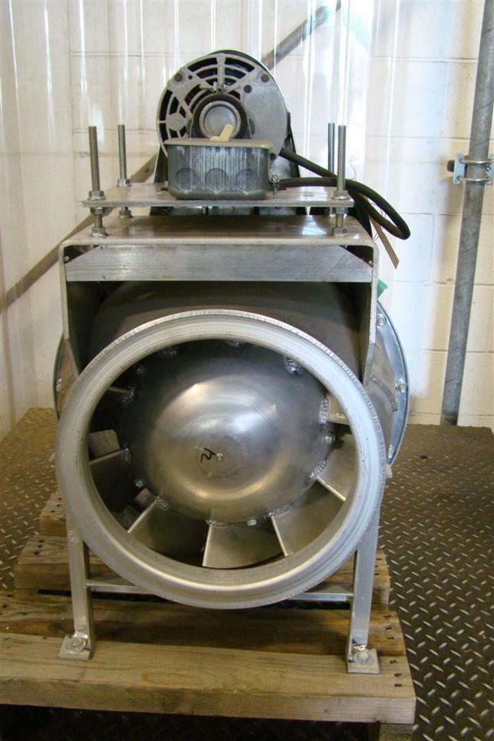 Loren Cook Centri Vane Aluminum Belt Drive 295 CFM Inline Fan 115v ...