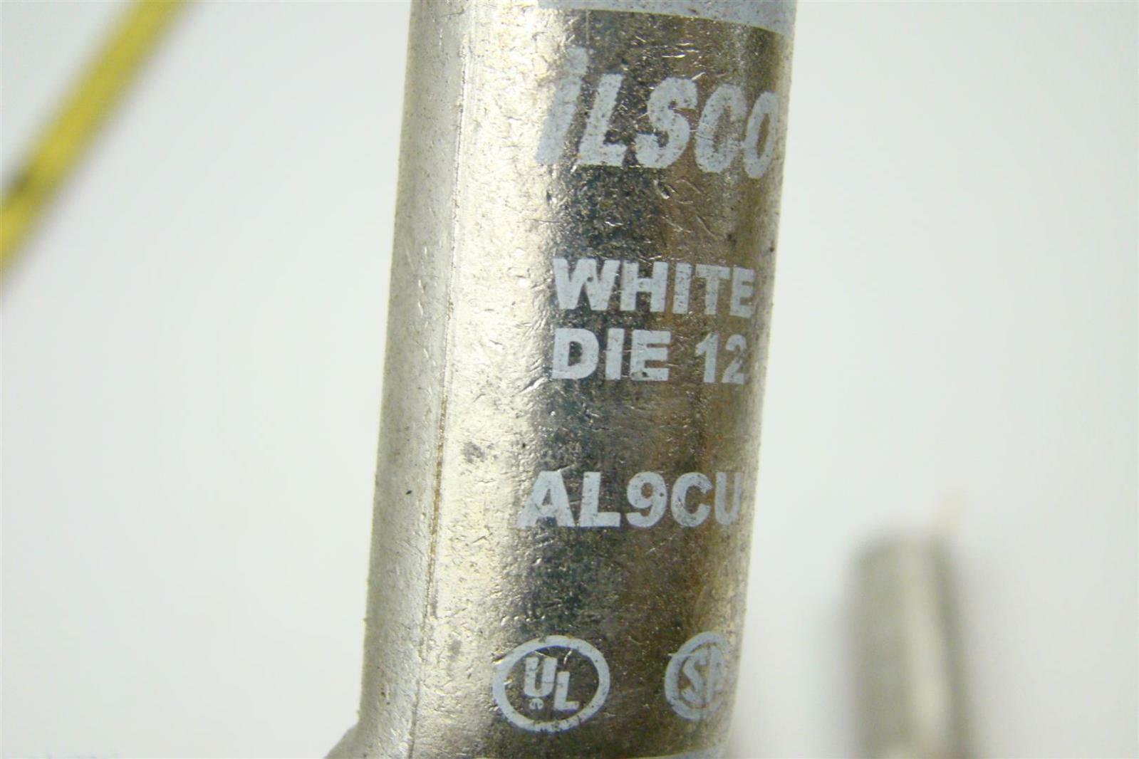 (3) ILSCO 4/0 ACL Aluminum Compression Lug, White Die 12 , AL9CU ...