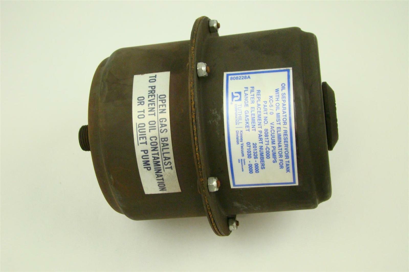 Tuthill Oil separator/Tank w/ Oil Mist Eliminator for KC-5/0 Pumps ...