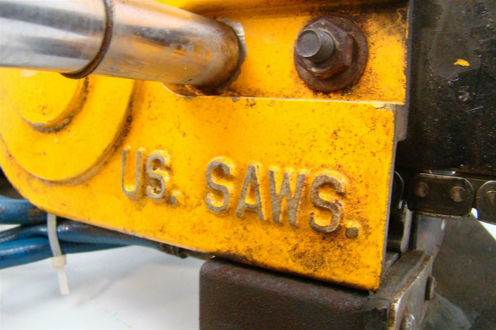 U.S. Saws Air Powered, Heavy Duty Ductile Pipe Chain Saw 16", 4500 RPM ...