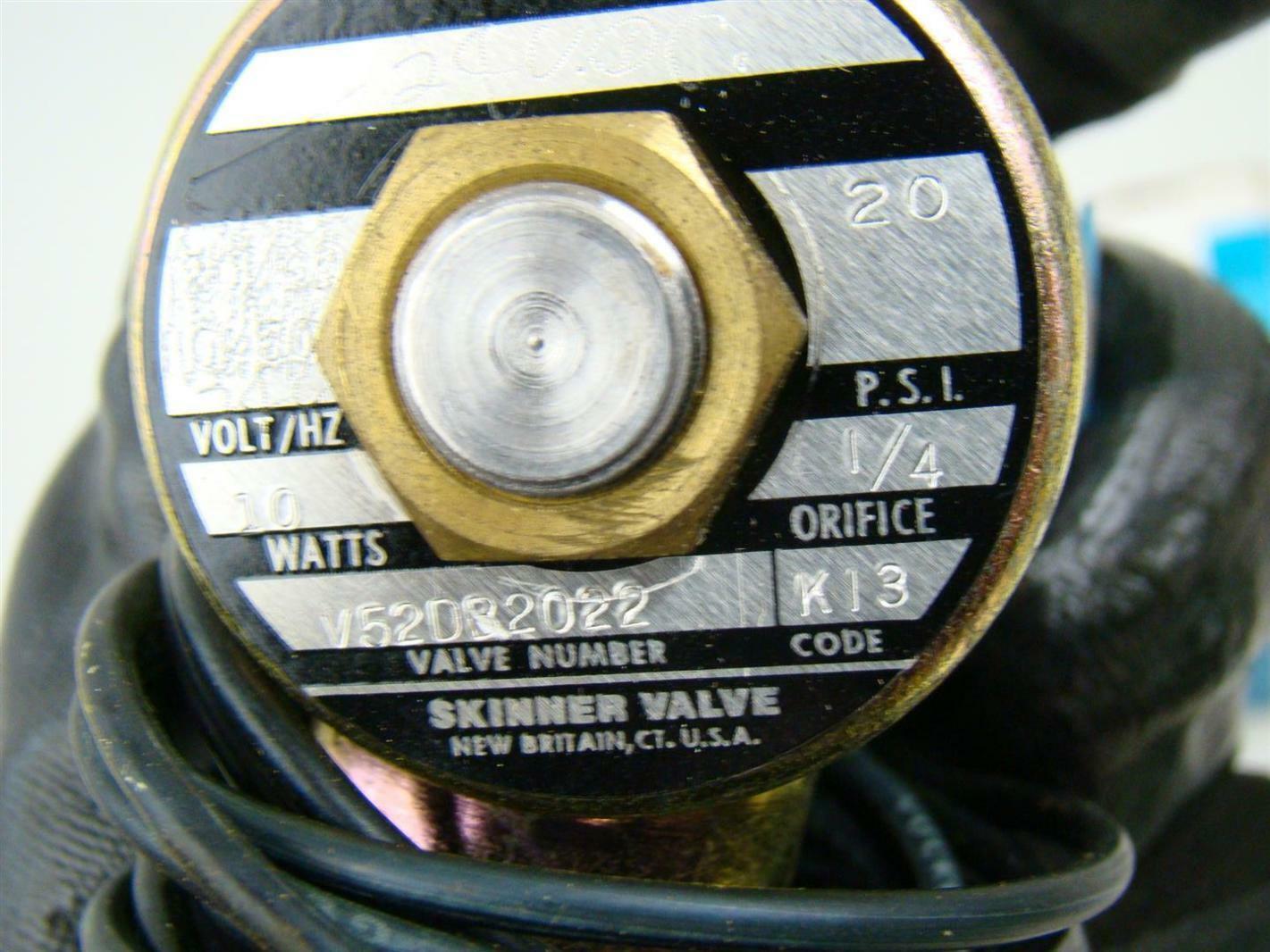 Skinner V5 Series Solenoid Valve 20 PSI, 1/4", 10W, V52DB2022 | Joseph ...