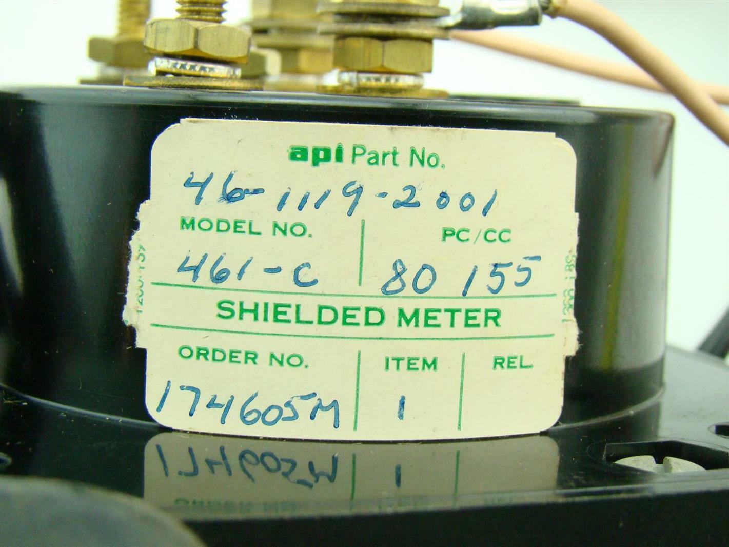 API Instruments AC 150 Amp Gauge , 461-C | Joseph Fazzio, Incorporated