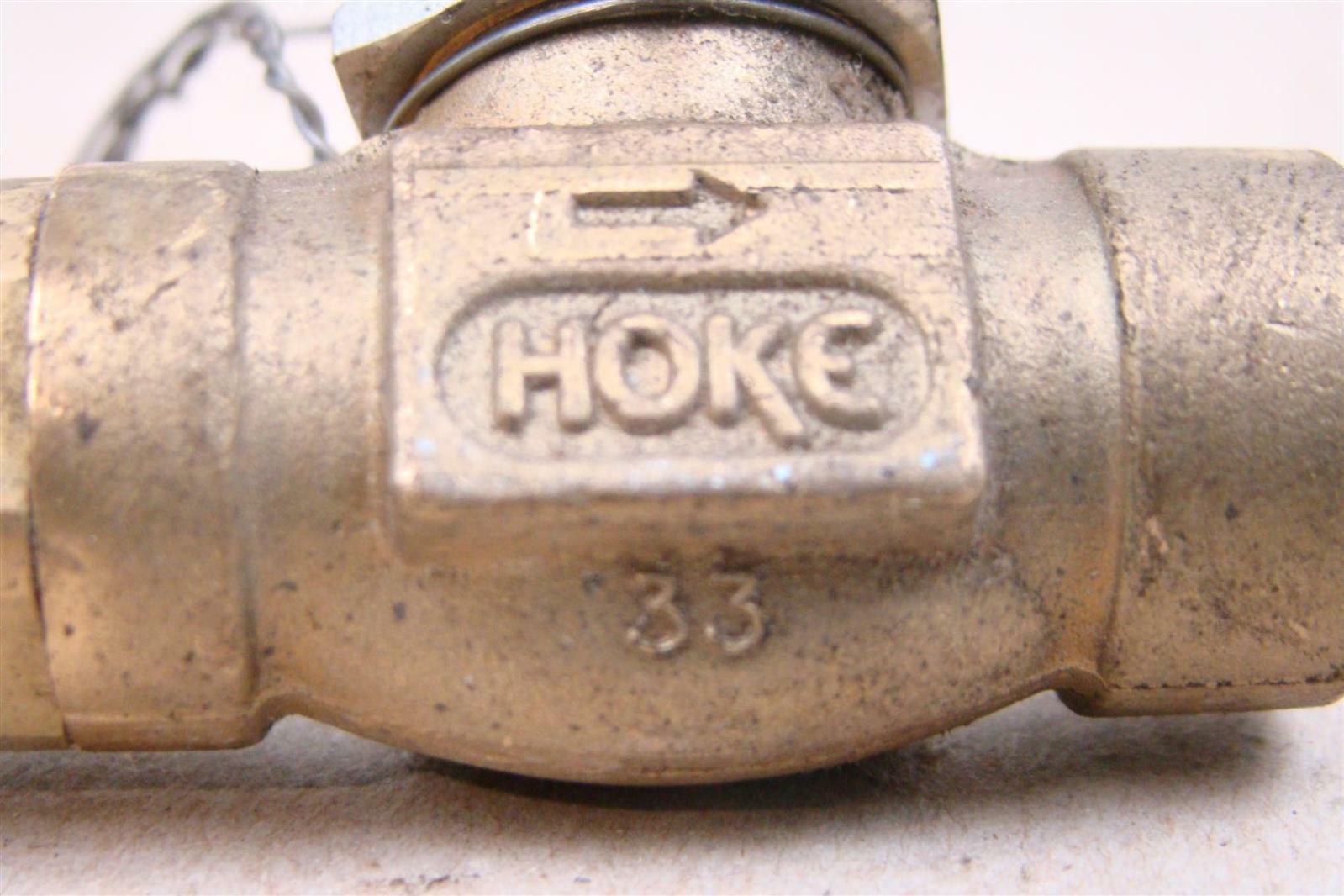 Hoke High Pressure Brass Valve 1/4" NPT, 33 | Joseph Fazzio, Incorporated