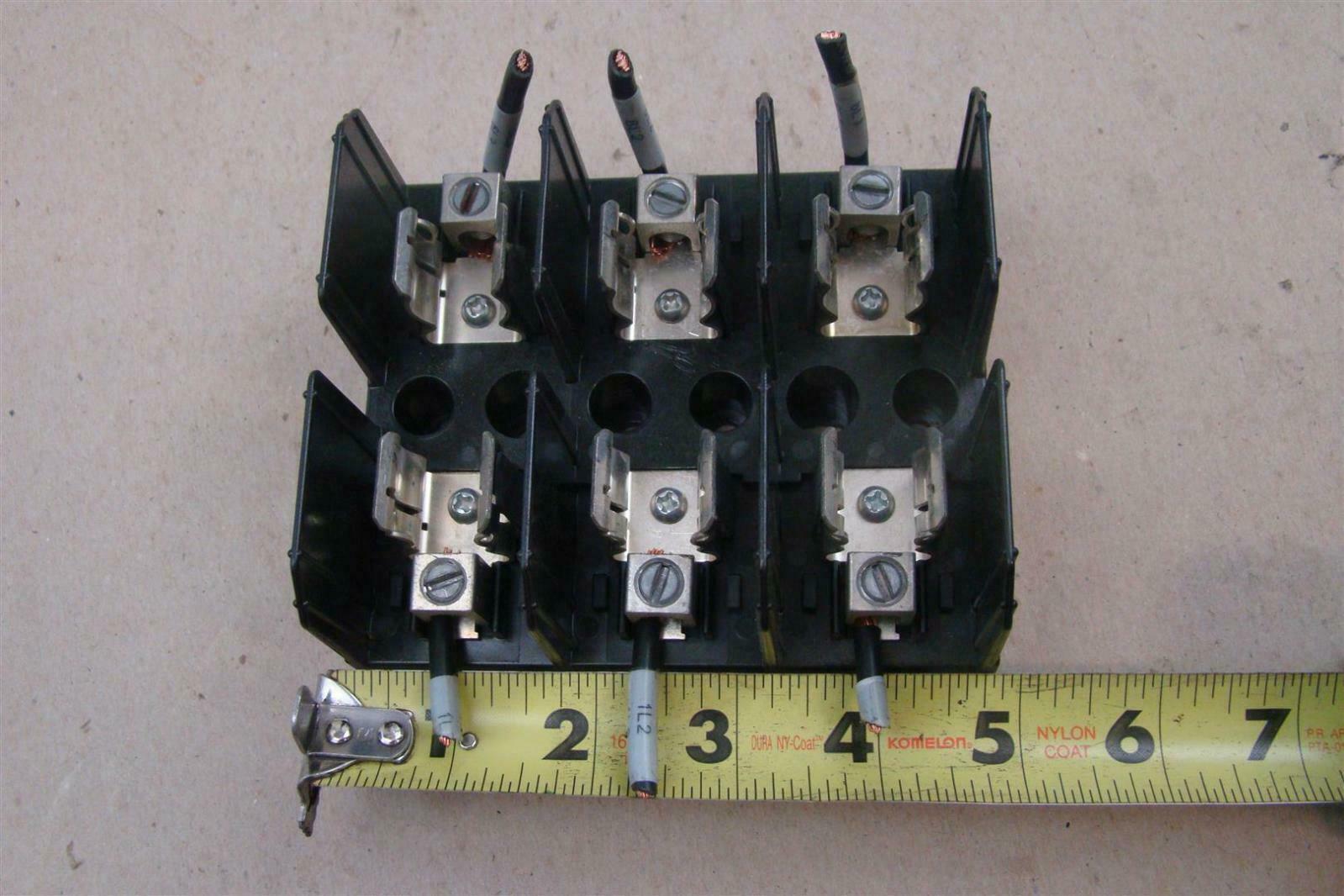 Buss 3 Pole Fuse holder, 600v, 30A , J60030-3CR | Joseph Fazzio ...
