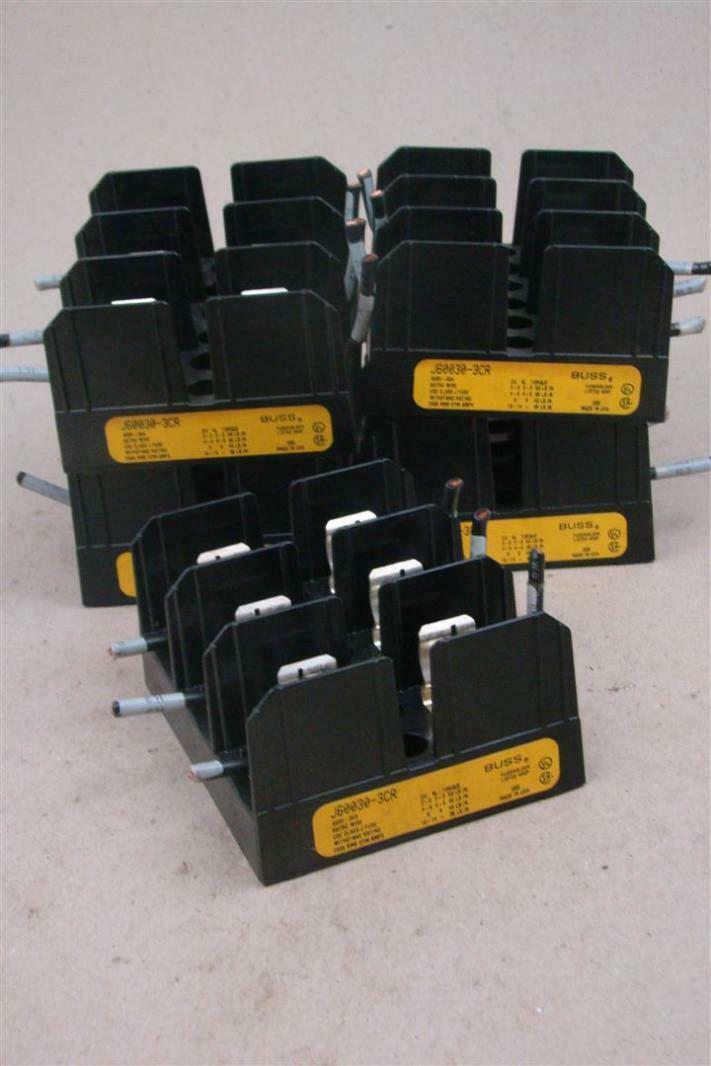 Buss 3 Pole Fuse holder, 600v, 30A , J60030-3CR | Joseph Fazzio ...