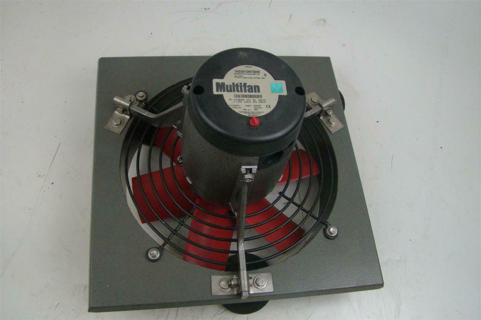 Multifan 12" Exhaust Fan 265/460v 3PH 4D30, V4D3015M70000 | eBay