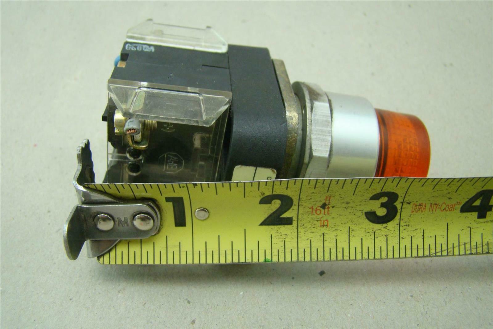 Allen Bradley Orange Illuminated Push Button 24v AC/DC, 800T-QA24 ...