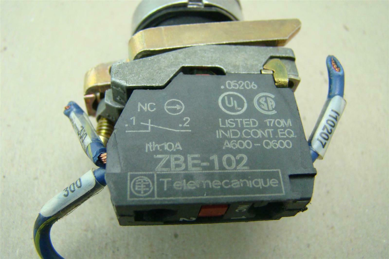 Telemecanique Switch with Contact Block , ZBE-102 | Joseph Fazzio ...