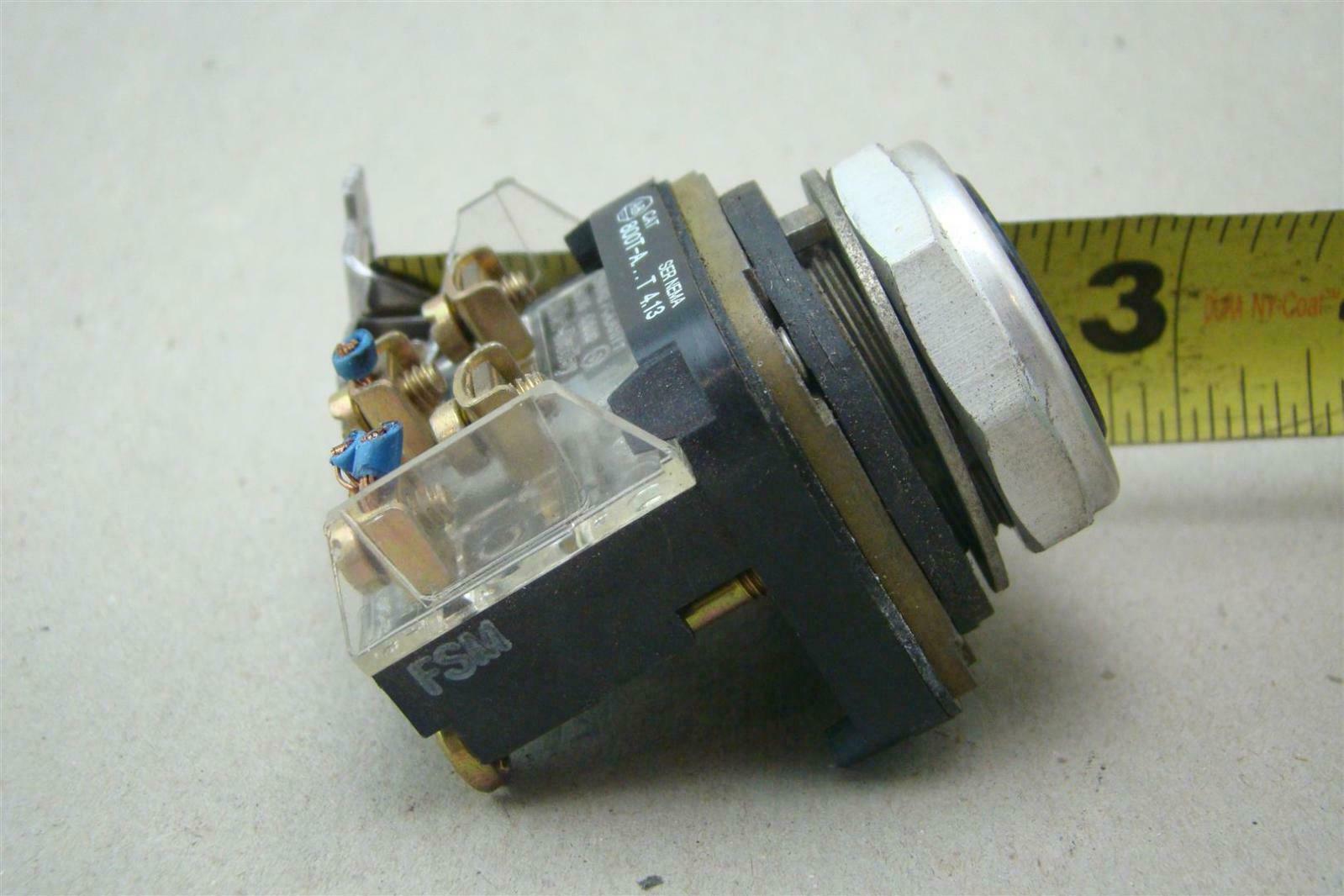 Allen Bradley Black Push Button with Contact Block , 800T-XA | Joseph ...