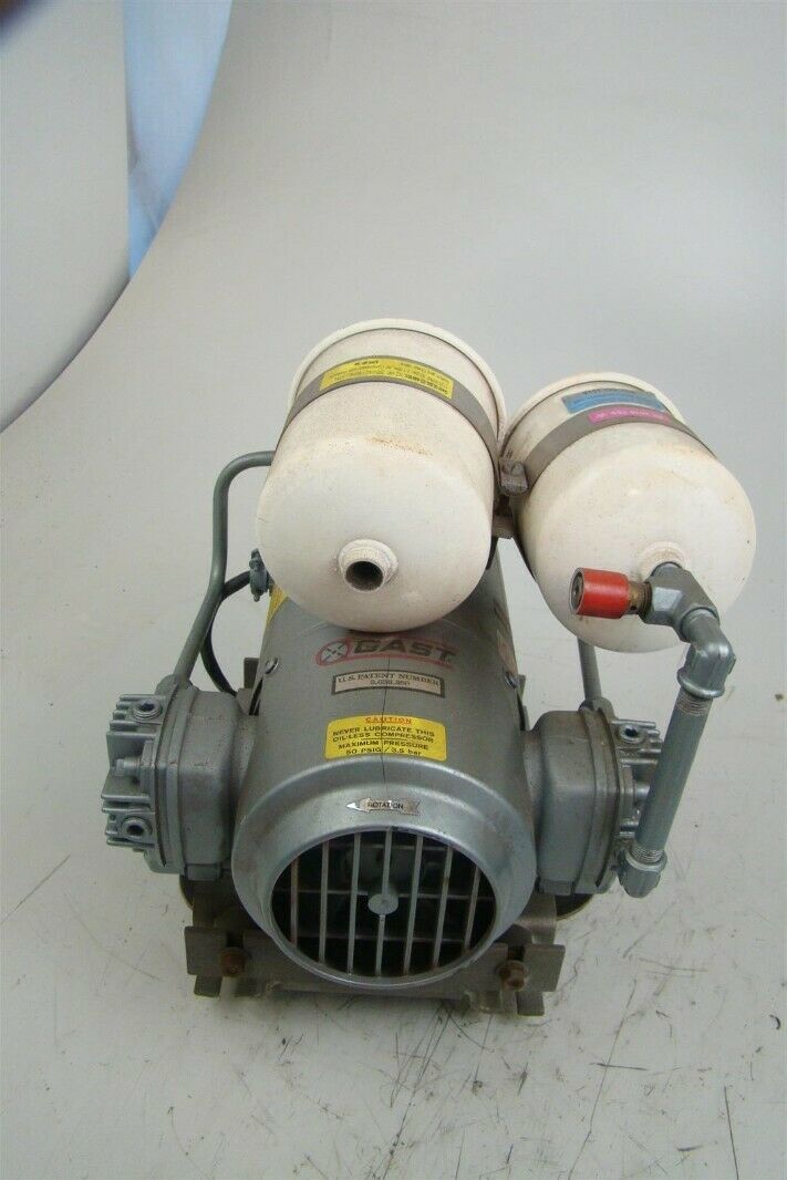 Gast Air Compressor 1/2HP, 200v , 3PH, 1725 RPM, 3LBA-22-M410X | Joseph ...