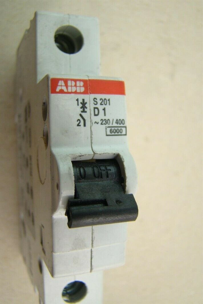 ABB Circuit Breaker S201-D1, 2CD S251 001 R0011 | Joseph Fazzio ...